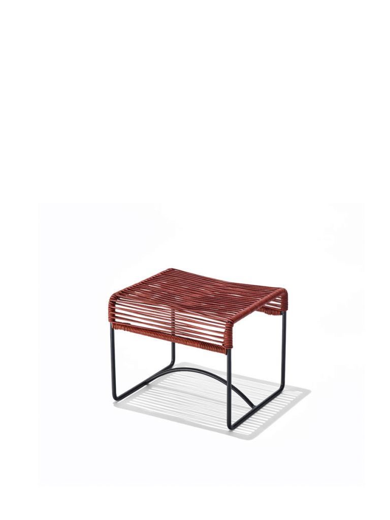 Original Acapulco Chair Hocker „El Amigo″ - in Leder